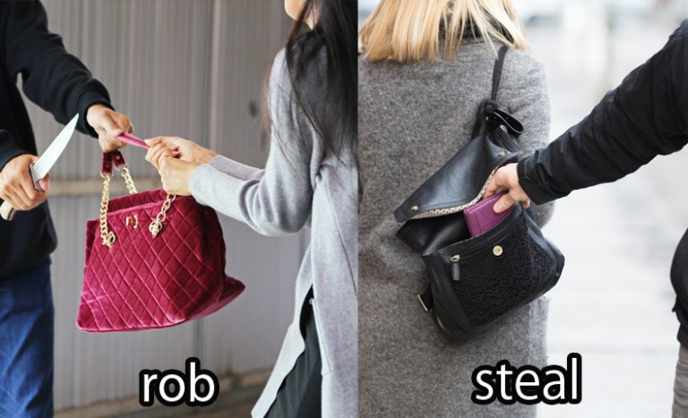 「盗む」のrobとstealの意味の違い | ネイティブと英語について話したこと